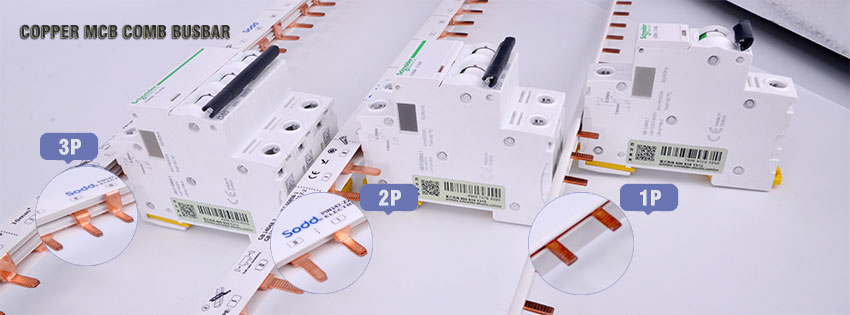 MCB Busbar Pin Type 3 Pole - China Sodd Electrical
