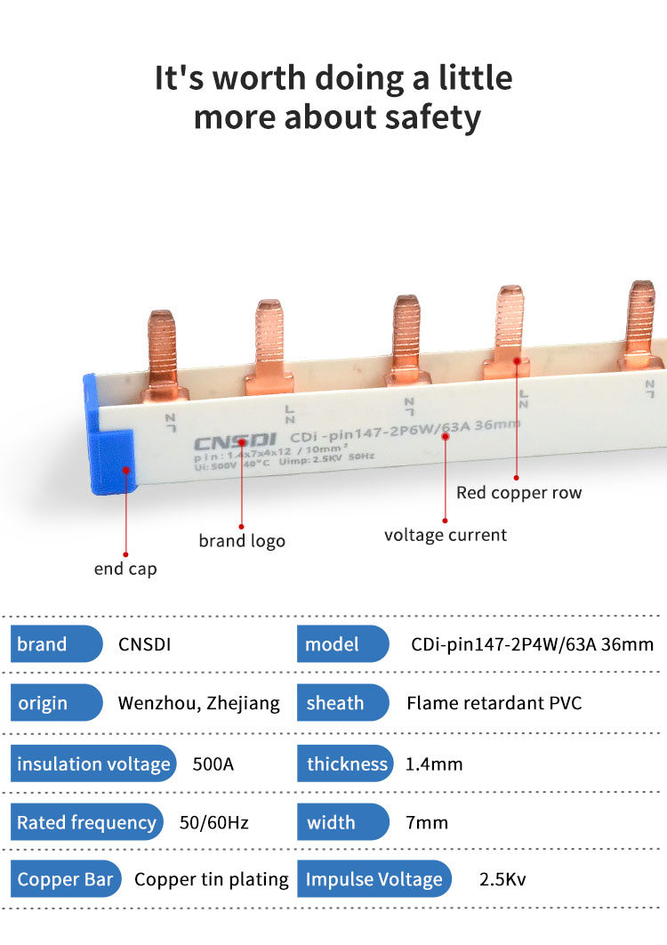 Insulated Pin busbar 1P - China Sodd Electrical